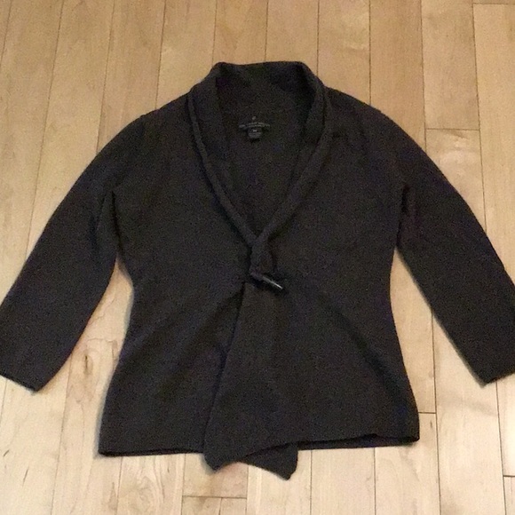 Finn Wright Manson | Sweaters | Chocolate Brown Cashmere Wrap Sweater ...